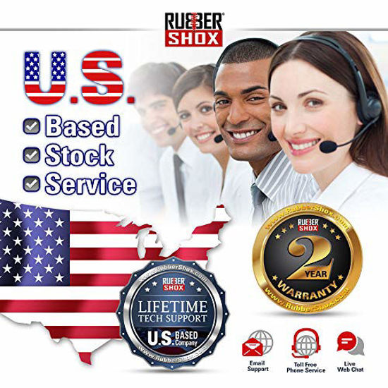 GetUSCart- U.S. RubberShox DuraTPE Series Front-Rear Car Coil Spring ...