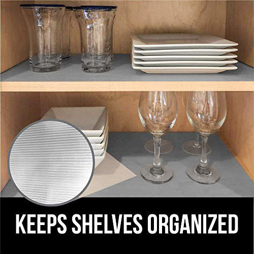 GetUSCart- Gorilla Grip Ribbed Top Drawer and Shelf Liner, Non Adhesive ...