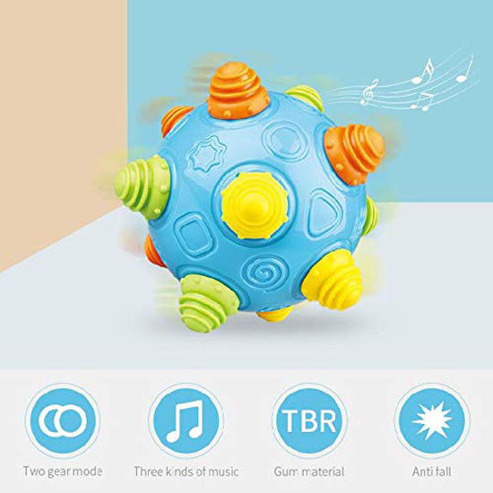GetUSCart- Baby Music Shake Dancing Ball Toy, BPA Free Bouncing Sensory ...