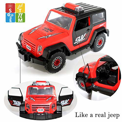 GetUSCart- FYD 2in1 Take Apart Jeep Car STEM Learning Assembly Playset ...