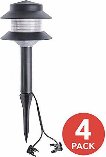 GetUSCart- Sterno Home GL22627PK4 Outdoor Path, Plastic 2-Tier Low ...