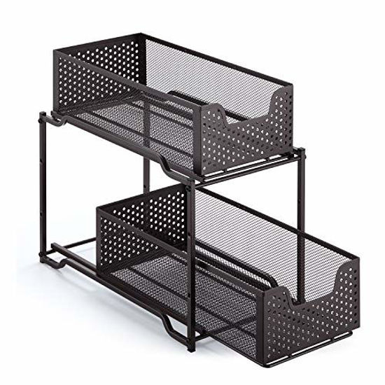 GetUSCart- Simple Trending Stackable 2-Tier Under Sink Cabinet ...