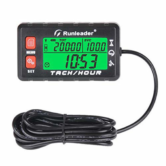 GetUSCart- Runleader Hour Meter Tachometer, Maintenance Reminder, Alert ...