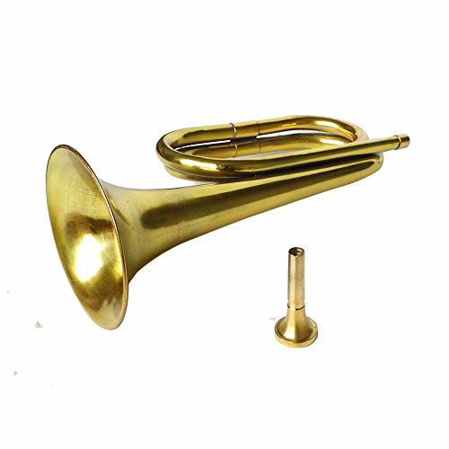 GetUSCart- Military Emergency Bugle Cavalry Trumpet Brass Blowing Old ...