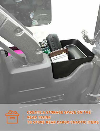GetUSCart- Savadicar RBR Wheel Well Storage Bin Rear Trunk Organizer ...