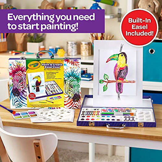 GetUSCart- Crayola Table Top Easel & Paint Set, Kids Painting Set, 65 ...
