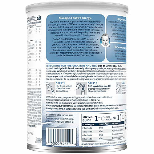 GetUSCart- Gerber Extensive HA Hypoallergenic Powder Infant Formula ...