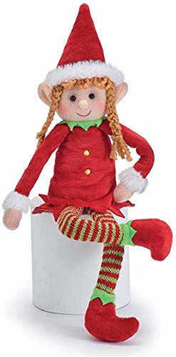 GetUSCart- Posable Plush Elves Set of Boy Elf and Girl Elf with ...