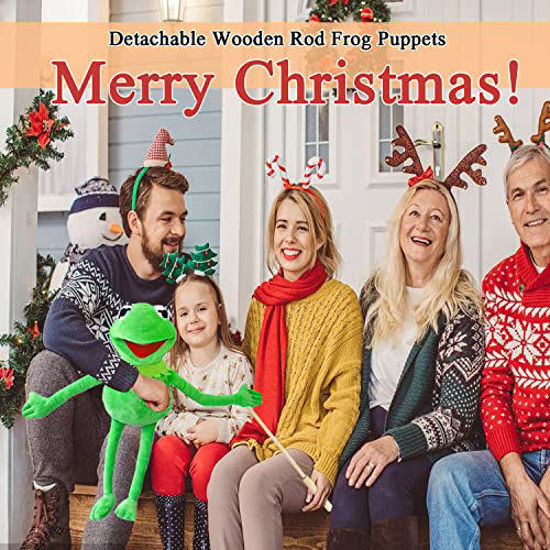 GetUSCart- with Detachable Control Wooden Rod Kermit Frog Puppet, The ...