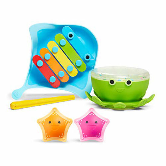GetUSCart- Munchkin Bath Beats Musical Bath Toy Gift Set, Includes ...