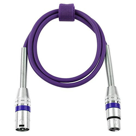 GetUSCart- DISINO 6 Pack Multi-Color XLR Patch Cables, 3-Pin Balanced ...