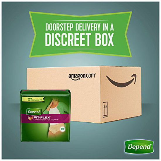 GetUSCart- Depend FIT-FLEX Incontinence Underwear for Women, Maximum ...