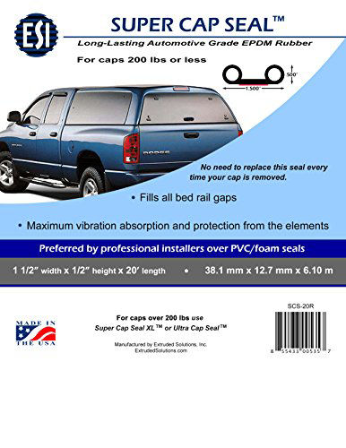 GetUSCart- ESI Super Cap Seal 20 FT (1 1/2" Width x 1/2" Height x 20 ...