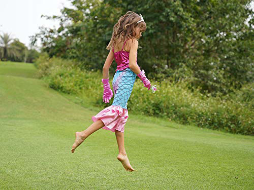 GetUSCart- Funna Girls Mermaid Costume Princess Dress Up with ...