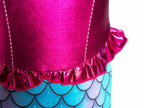 GetUSCart- Funna Girls Mermaid Costume Princess Dress Up with ...