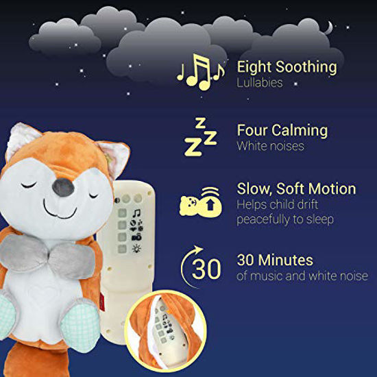GetUSCart- Nuby Lifelike Animated Sleeping Fox with 8 Soothing ...
