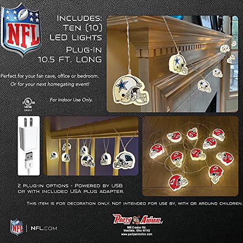 GetUSCart- Party Animal NFL Green Bay Packers LED Helmet String Lights