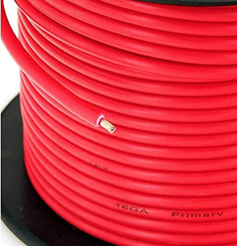 GetUSCart- 16 Gauge Wire Combo 6 Pack 12V 100'FT per Roll (600 ft Total ...