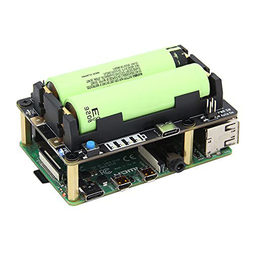 GetUSCart- Geekworm Raspberry Pi UPS HAT, X706 V1.1 (Max 5.1V 3A Output ...