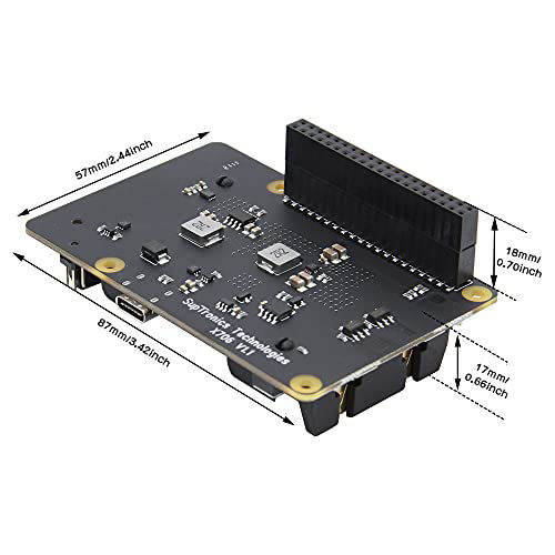 GetUSCart- Geekworm Raspberry Pi UPS HAT, X706 V1.1 (Max 5.1V 3A Output ...