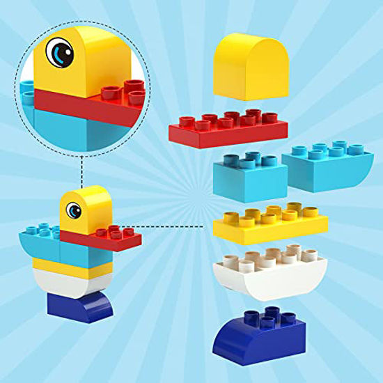 GetUSCart- Large Building Blocks, 135 Pieces Kids Toddler Educational ...