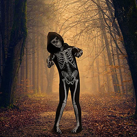 GetUSCart- CUPOHUS Halloween Costume, Skeleton Costume Jumpsuit - Scary ...