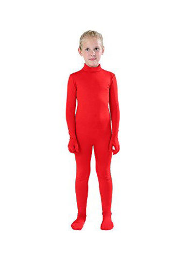 GetUSCart- Full Bodysuit Kids Dancewear Solid Color Spandex Zentai ...