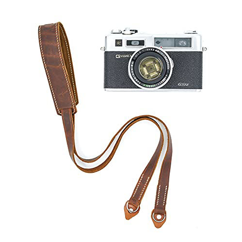 GetUSCart- CARRINA Handmade Wax Cowhide Leather Camera Shoulder Neck ...
