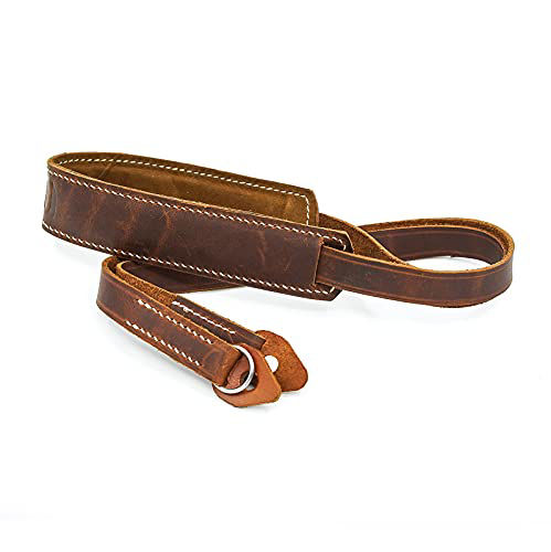GetUSCart- CARRINA Handmade Wax Cowhide Leather Camera Shoulder Neck ...