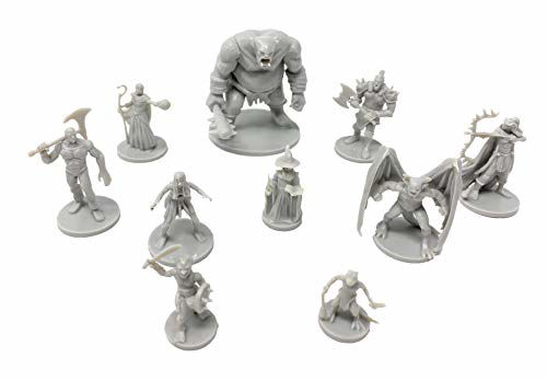 GetUSCart- 38 Miniatures Fantasy Tabletop RPG Figures for Dungeons and ...