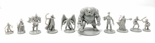 GetUSCart- 38 Miniatures Fantasy Tabletop RPG Figures for Dungeons and ...