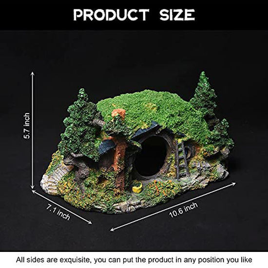 GetUSCart- PTFJZ Aquarium Decorations - Hobbit Fish Tank Ornament Pet ...