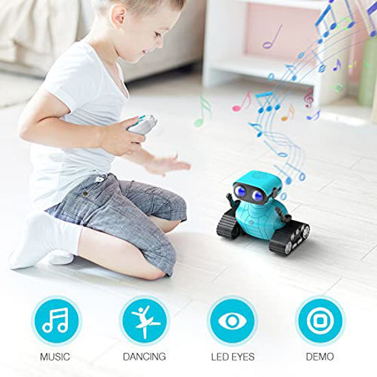 GetUSCart- ALLCELE Robot Toys, Rechargeable RC Robots for Kids Boys, Remote Control Toy with ...