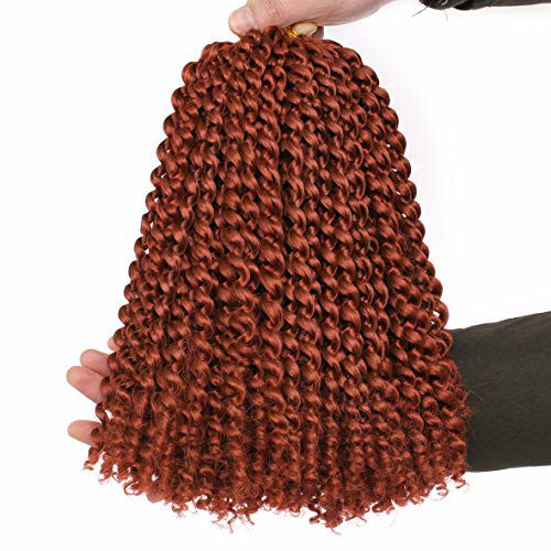 GetUSCart- Leeven 7 Packs Copper Red Passion Twist Hair 12 Inch Water ...
