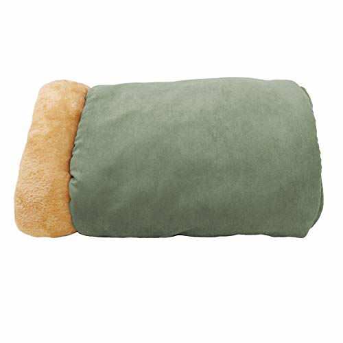 GetUSCart- GOOPAWS 4 in 1 Self Warming Burrow Cat Bed, Pet Hideway ...