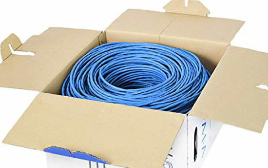 GetUSCart- VIVO Blue 250ft Bulk Cat5e, CCA Ethernet Cable, 24 AWG, UTP Pull Box, Cat-5e Wire ...