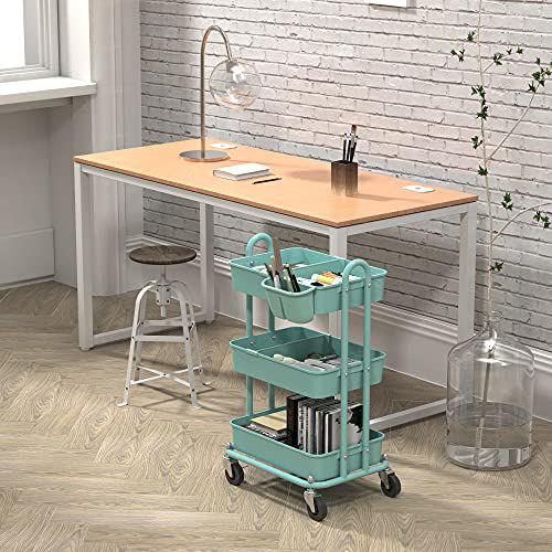GetUSCart- Simple Houseware 3-Tier Multifunctional Rolling Utility Cart ...