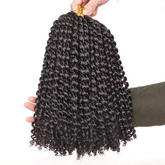 GetUSCart- Leeven 7 Packs Passion Twist Hair 12 Inch Water Wave Crochet ...