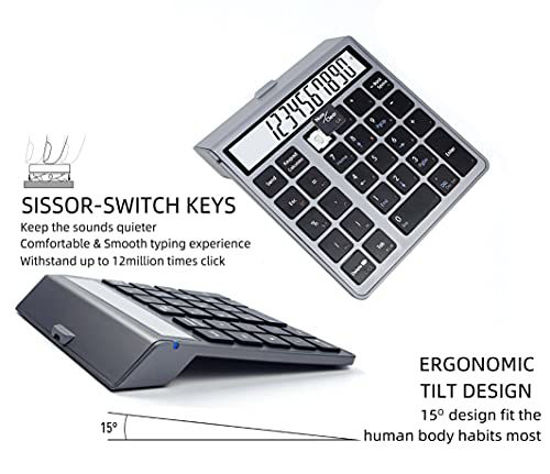 GetUSCart- Sunreed 2 in 1 Wireless Numeric Keypad Calculator Numpad ...