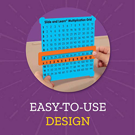 GetUSCart- Really Good Stuff Slide and Learn Multiplication Grids, 5 ...