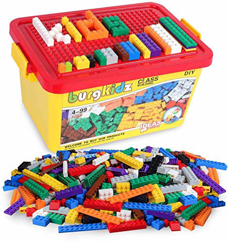 GetUSCart- Building Bricks 520 Pieces Set, 500 Basic Building Blocks in ...