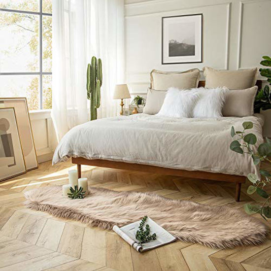 GetUSCart- Ashler HOME DECO Soft Faux Sheepskin Fur Chair Couch Cover ...