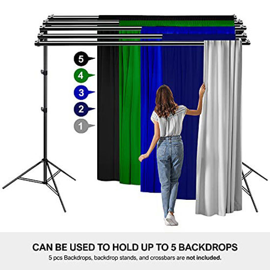 GetUSCart- Julius Studio 2-Piece Set, 5 Crossbar Mount, Photo Studio ...