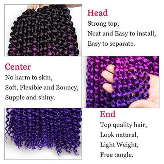 GetUSCart- Leeven 6 Packs Water Wave Crochet Passion Twist Hair For ...