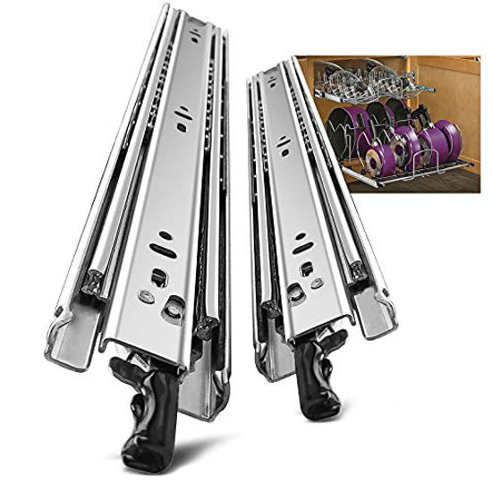 GetUSCart- AOLISHENG Heavy Duty Drawer Slides 12 Inch with Lock Full ...