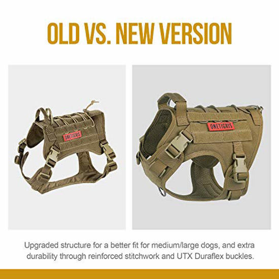 GetUSCart- OneTigris Tactical Dog Harness - Fire Watcher Comfortable ...