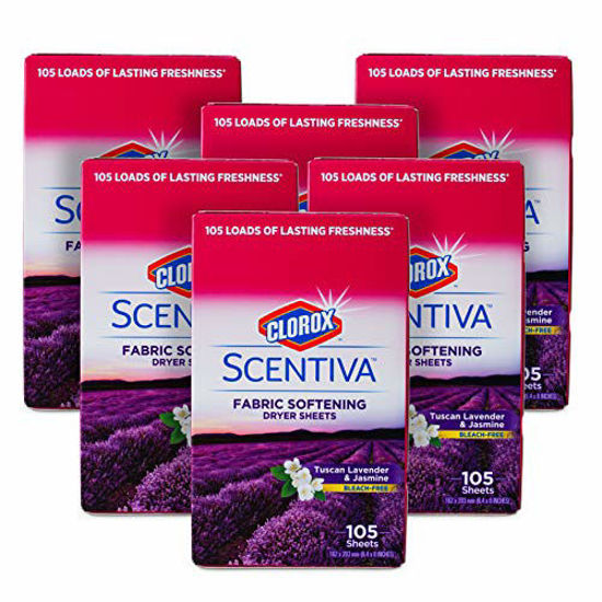 GetUSCart- Clorox Scentiva Fabric Softening Dryer Sheets in Tuscan ...