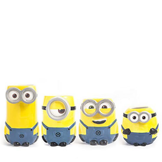GetUSCart- Zak Designs Despicable Me Minions Unique 3D Sculpted Ceramic ...