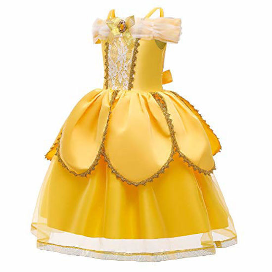 GetUSCart- MYRISAM Belle Princess Dress Carnival Cosplay Halloween ...