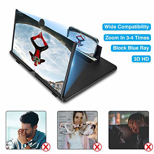 GetUSCart- 16 inch Foldable Phone Screen Magnifier, Mobile Phone ...